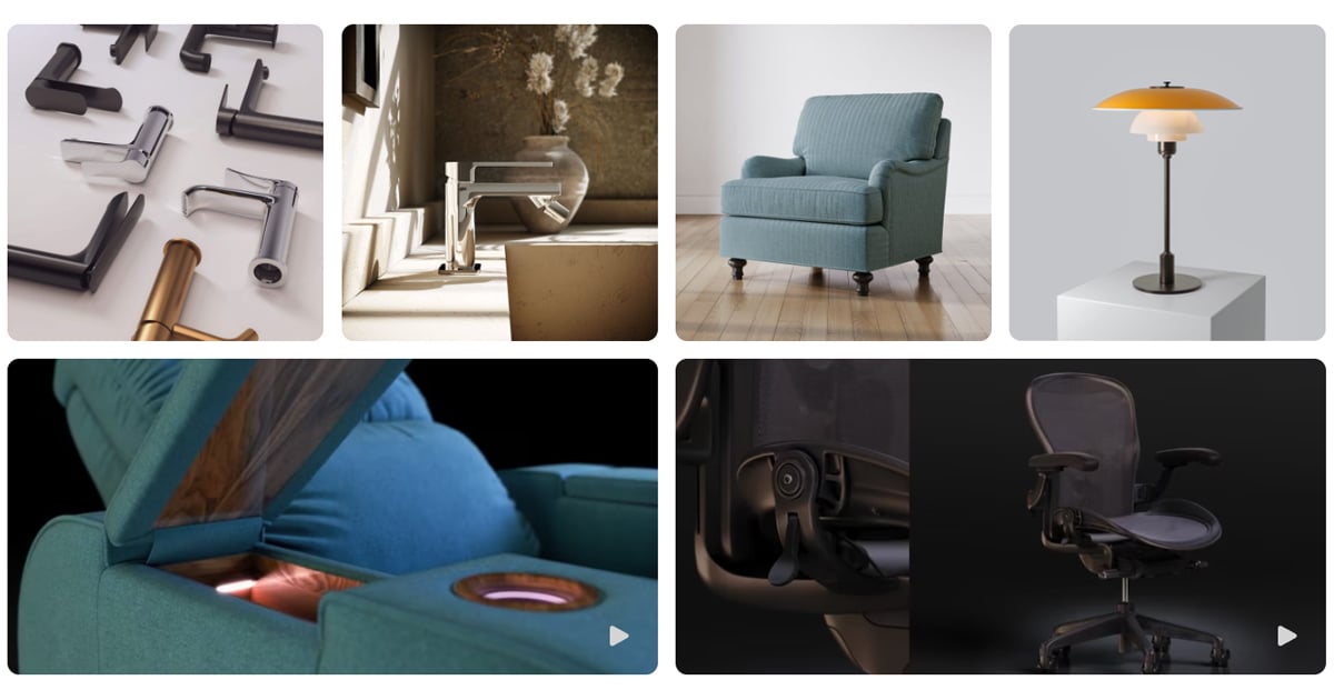 3D Product Rendering Portfolio | CGIFURNITURE